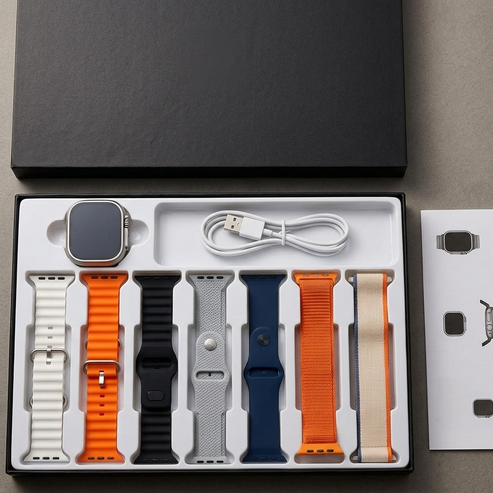 iMounra 2 BIG 2.01 Ultra Smartwatch With 7-in-1 Strap Bundle – My Store